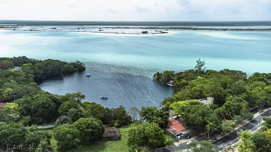 Bacalar Mexico Lake Map Bacalar Lagoon, Mexico · Adriana Maria
