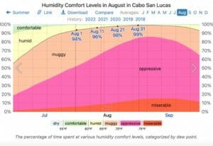 Cabo Weather in August + Events and Things to Do